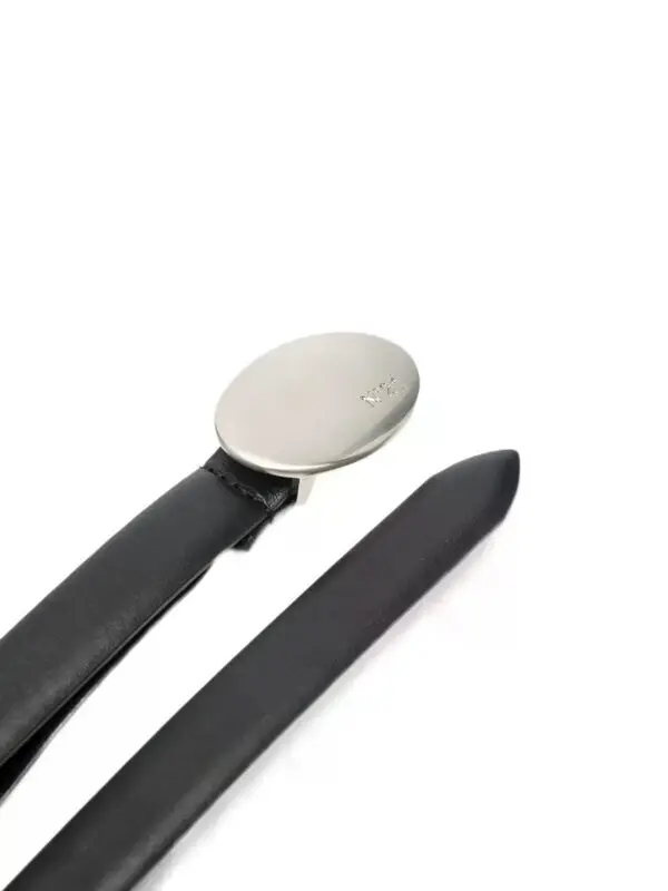 N°21 Logo-engraved Oval-buckle Belt