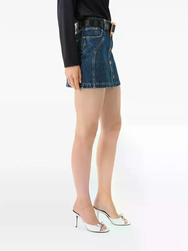 Versace Denim Mini Skirt