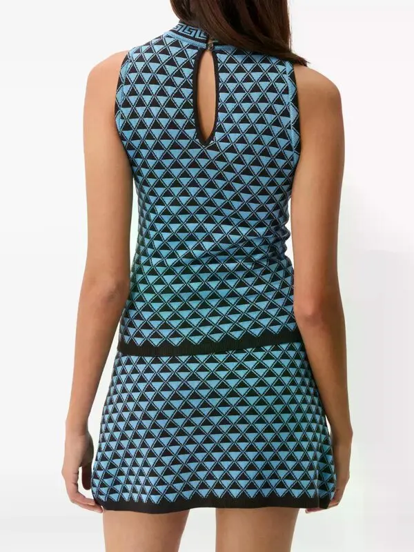 Versace Greca Geometric-pattern Top