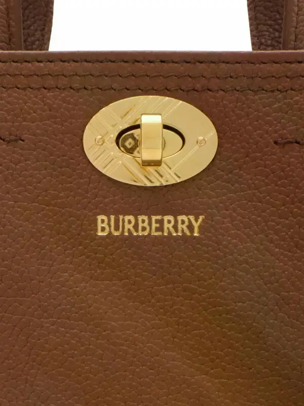 Burberry Micro Cotswolds Check Tote