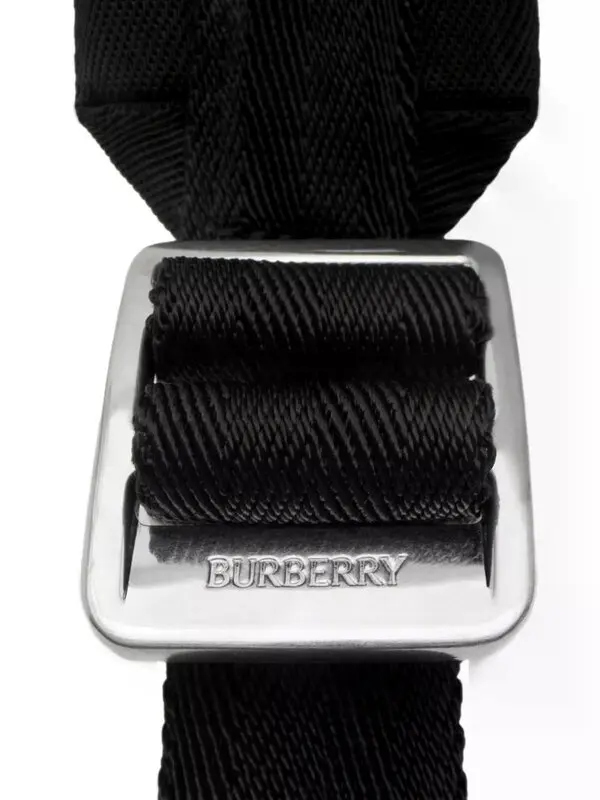 Burberry Knight Logo Zip Backpack