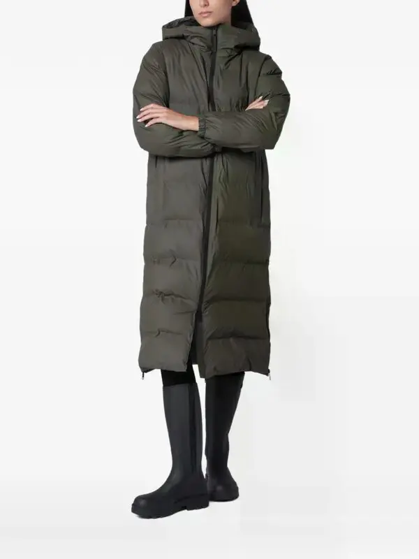 Tretorn Jade Hooded Puffer Coat - Grey