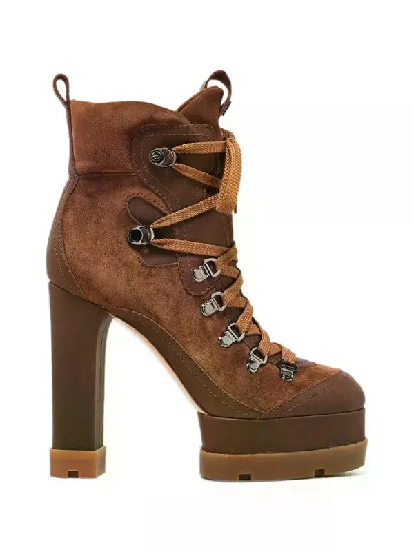 Casadei Nancy Platform Ankle Boots
