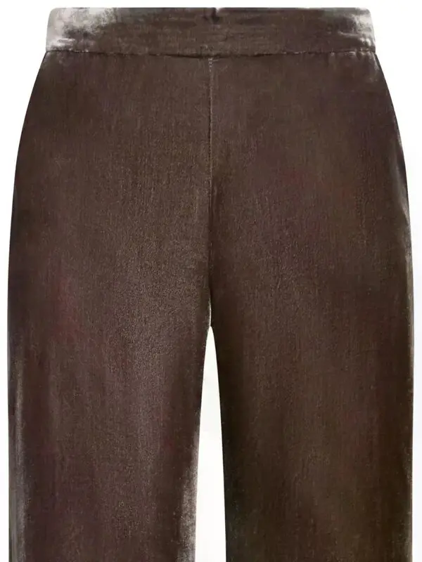 Malìparmi Velvet Straight-leg Trousers