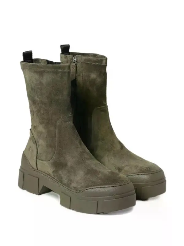 VIC MATIE Suede Chunky-sole Ankle Boots