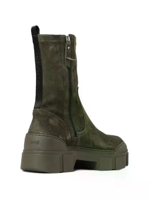VIC MATIE Suede Chunky-sole Ankle Boots