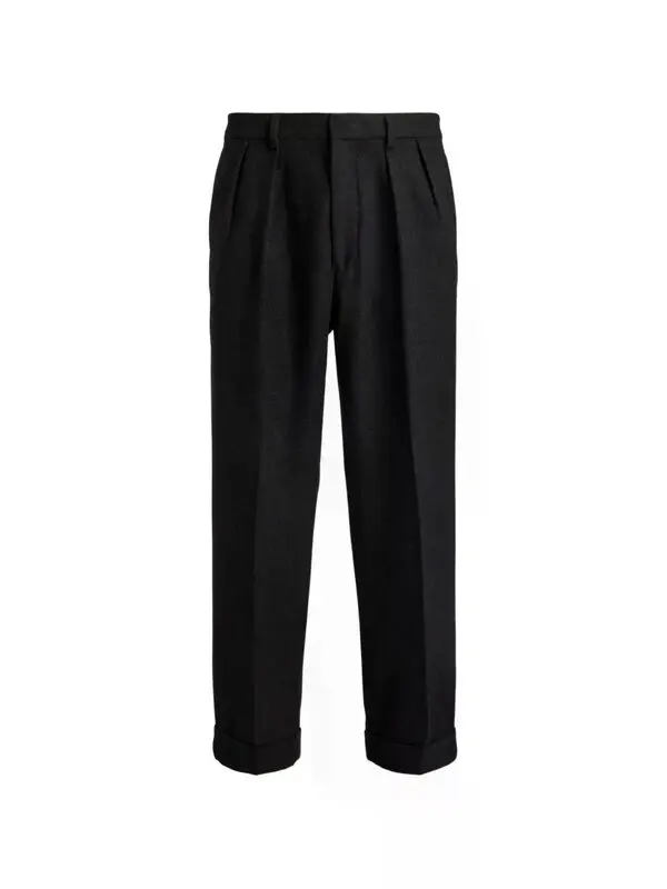 Polo Ralph Lauren Pleated-detail Turn-up Trousers