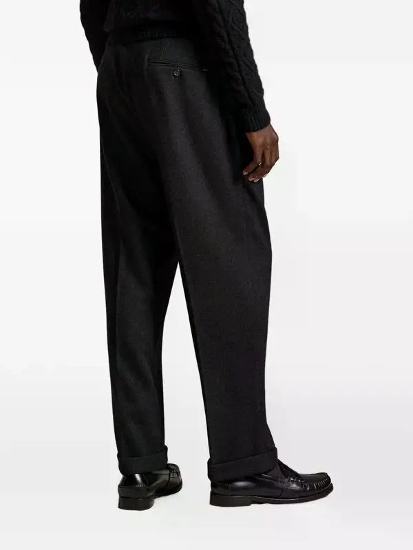 Polo Ralph Lauren Pleated-detail Turn-up Trousers