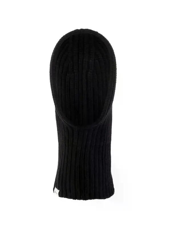 Moncler Ribbed-knit Balaclava - Black