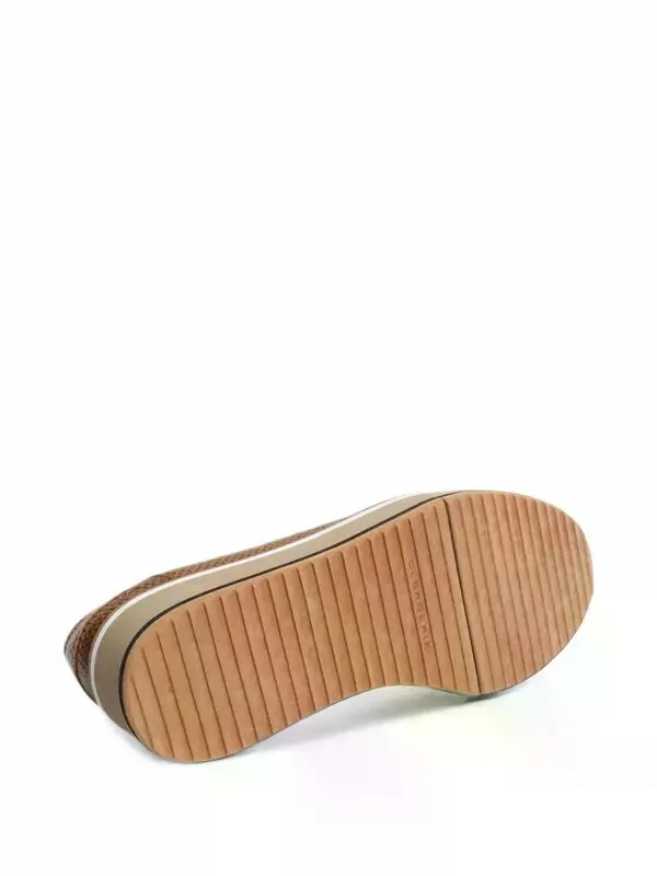 Clergerie Snake-embossed Platform Shoes