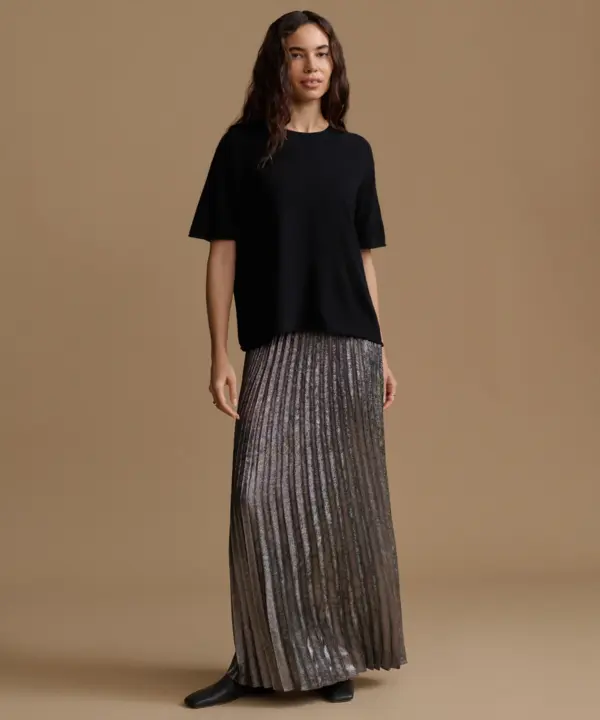 Jenni Kayne Pleated Skirt - Silver