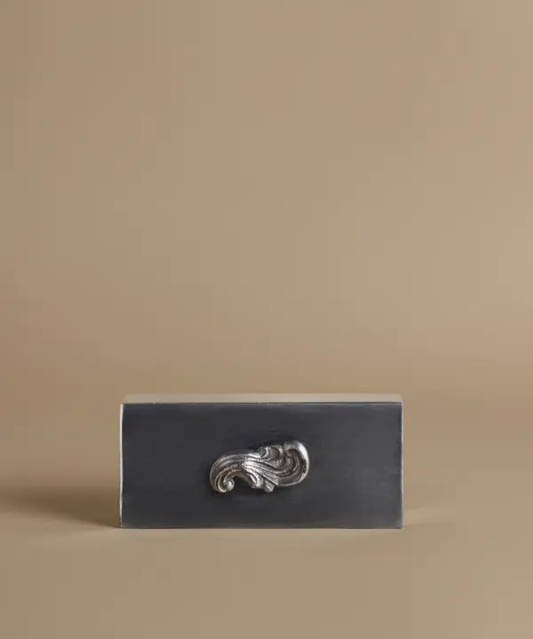 ANASTASIO HOME X JENNI KAYNE Sculptural Handle Box - Silver