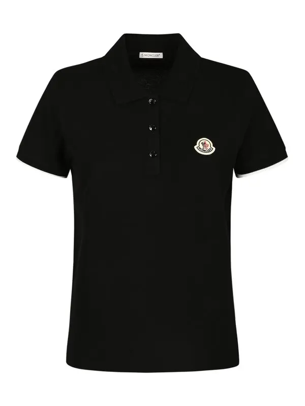 Moncler Ss Polo - Black