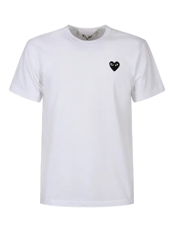 Play Comme Des Garcon T-shirt Black Emblem