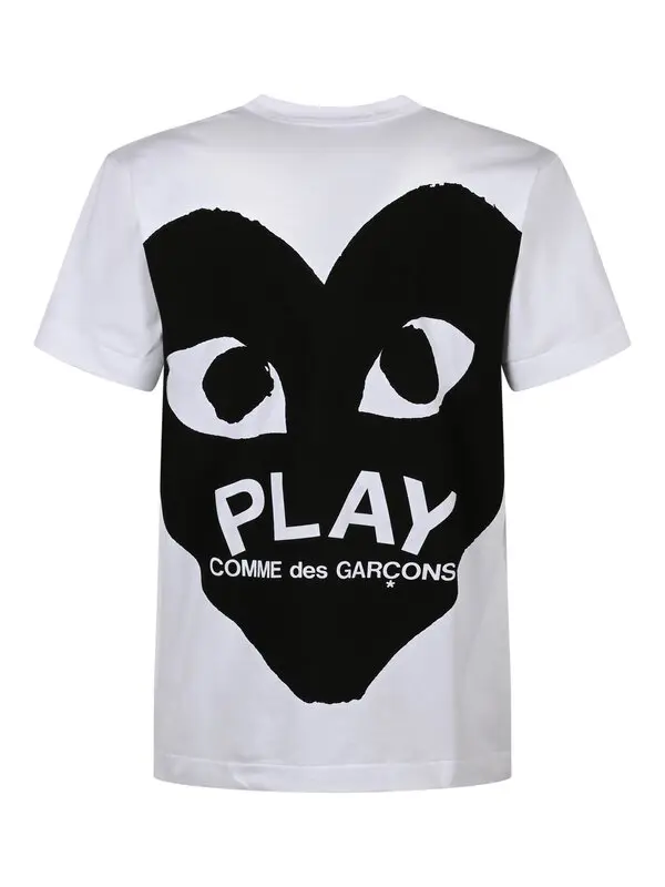 Play Comme Des Garcon T-shirt Black Emblem