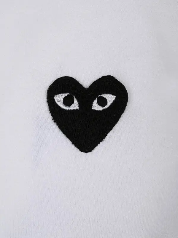 Play Comme Des Garcon T-shirt Black Emblem