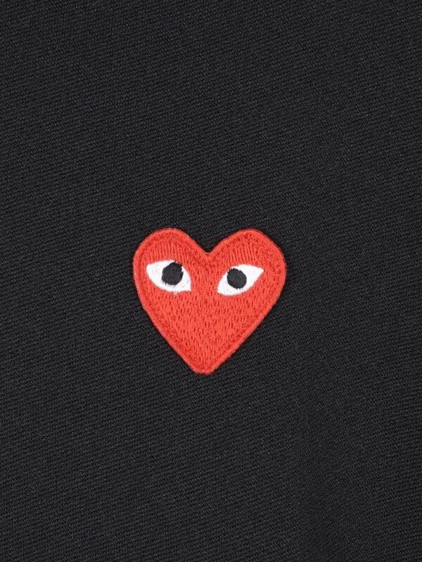 Play Comme Des Garcon Sweatshirt Red Emblem