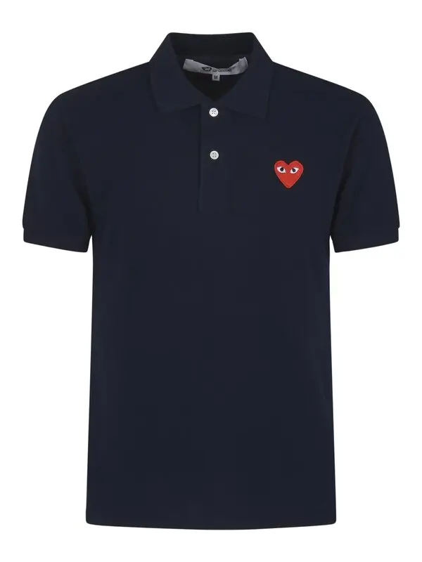 Play Comme Des Garcon T-shirt Red Emblem