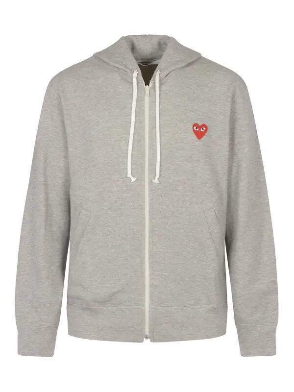 Play Comme Des Garcon Sweatshirt Red Emblem