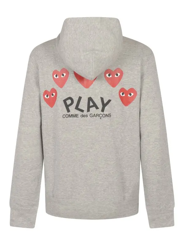 Play Comme Des Garcon Sweatshirt Red Emblem