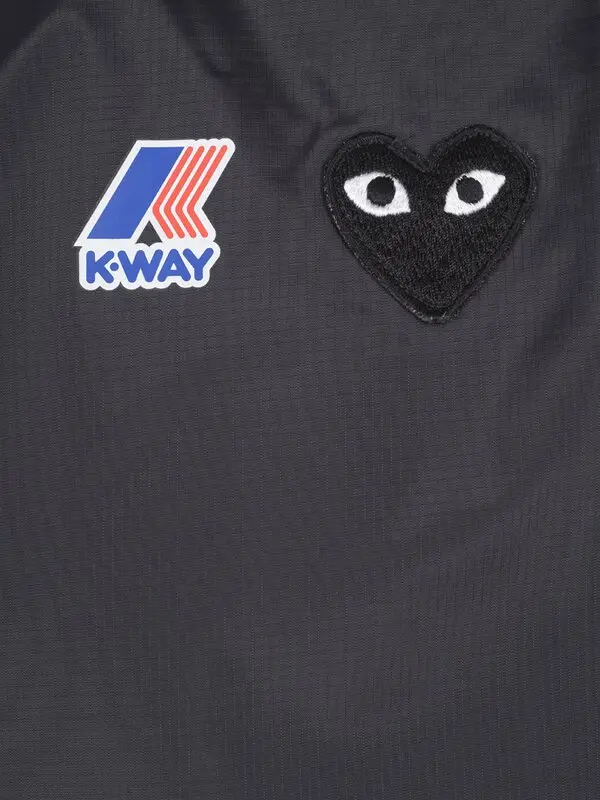 Play Comme Des Garcon K-way Full Zip Jacket Emblem