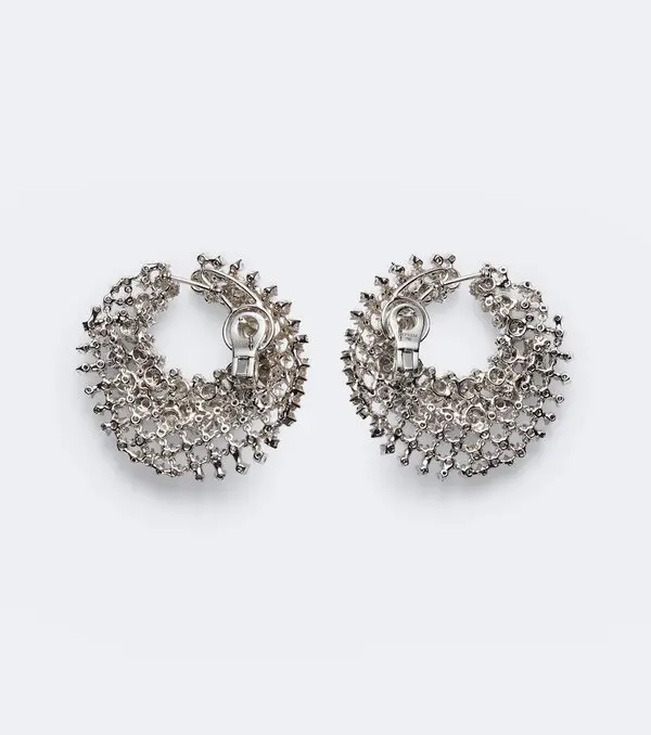 Yeprem Y-couture 18kt White Gold Earrings With Diamonds