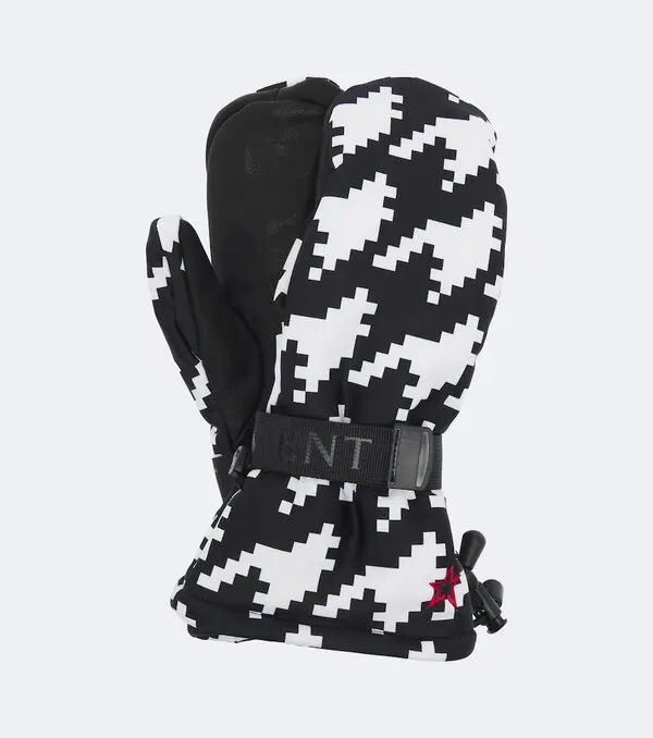 Perfect Moment Davon Leather-trimmed Ski Mittens