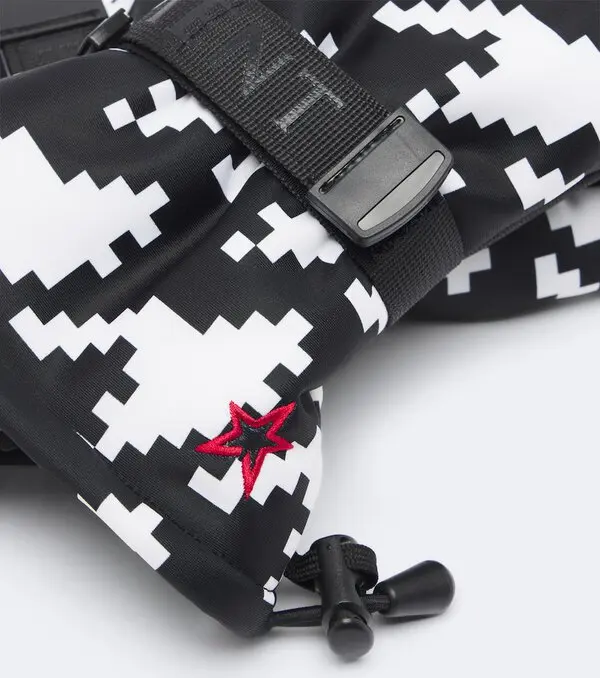 Perfect Moment Davon Leather-trimmed Ski Mittens