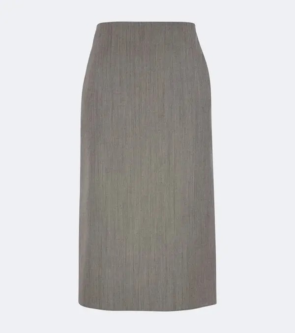 Calvin Klein Eulalia Wool Midi Skirt