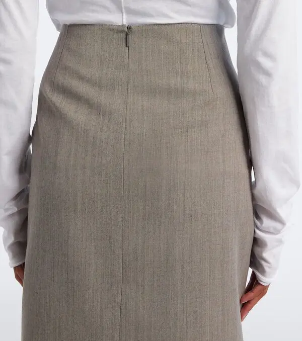Calvin Klein Eulalia Wool Midi Skirt