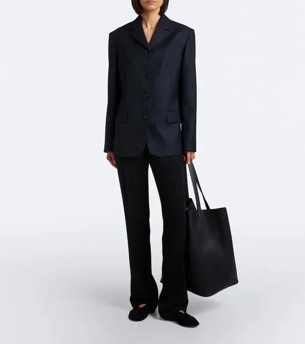 THE ROW Clement Leather Tote Bag