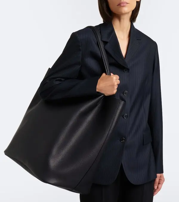 THE ROW Clement Leather Tote Bag