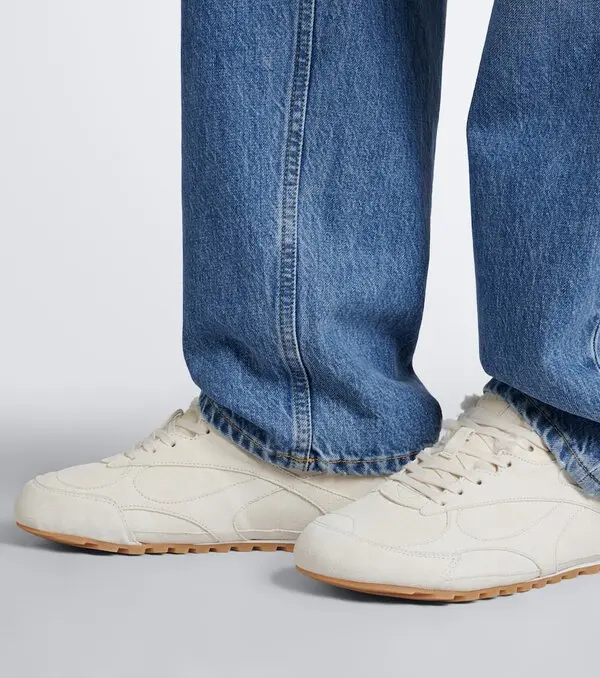 Bottega Veneta Orbit Flash Shearling-lined Suede Sneakers