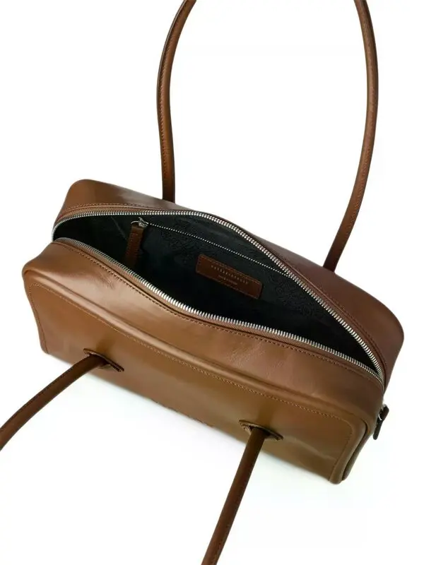 MARGESHERWOOD Small Boston Leather Shoulder Bag