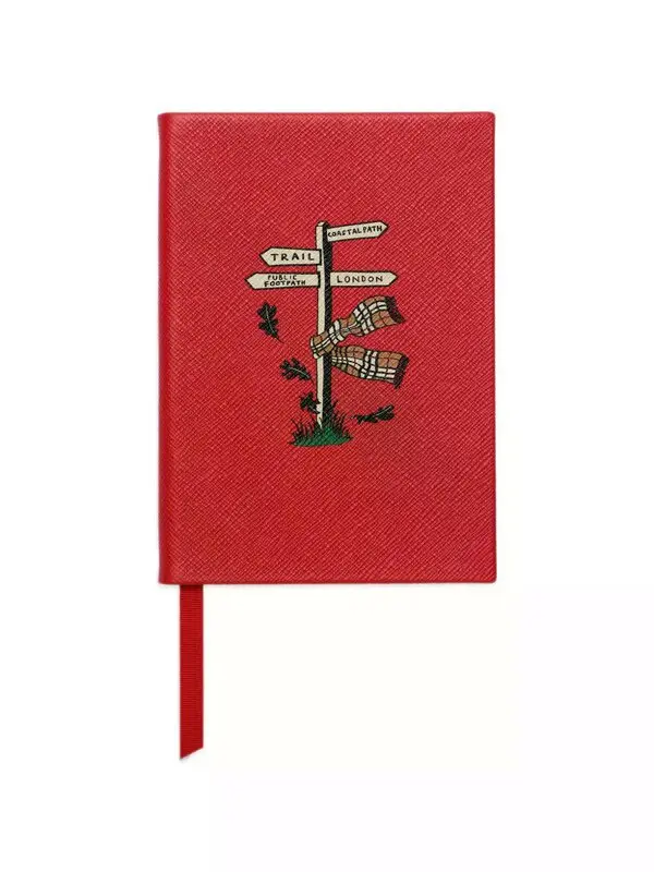 Burberry X Smythson Panama Leather Soho Notebook