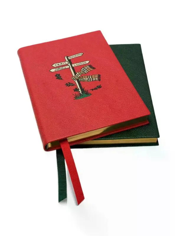 Burberry X Smythson Panama Leather Soho Notebook