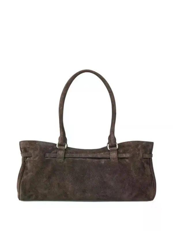 MARGESHERWOOD Soft Grandma Suede Shoulder Bag - Brown