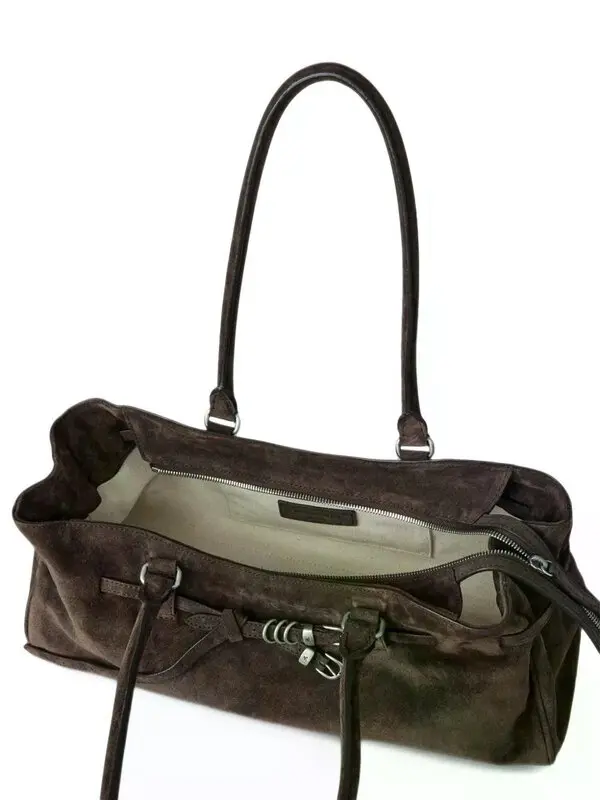 MARGESHERWOOD Soft Grandma Suede Shoulder Bag