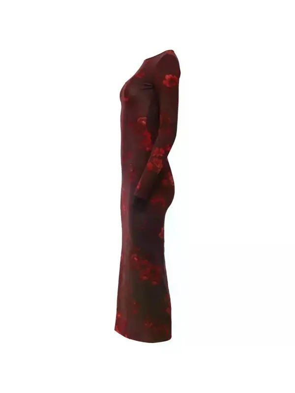 REFORMATION Tommie Floral-print Midi Dress - Red