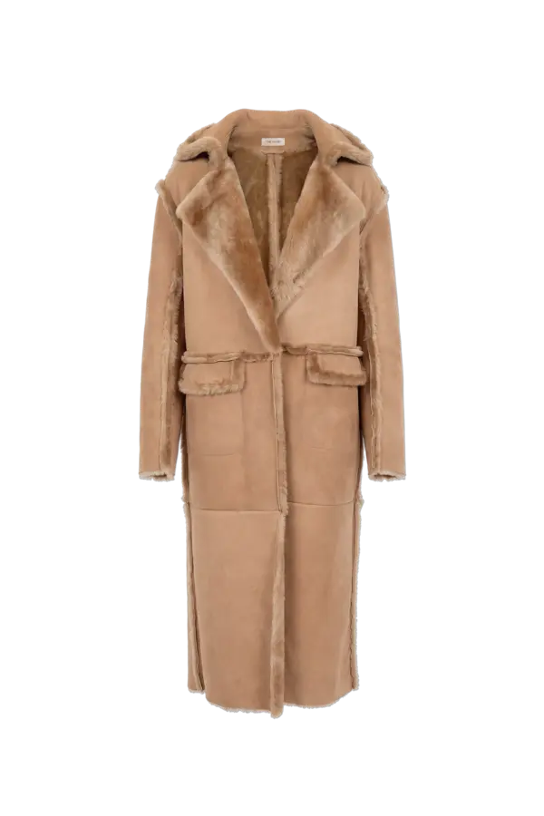 THE MANNEI Long Sheepskin Coat