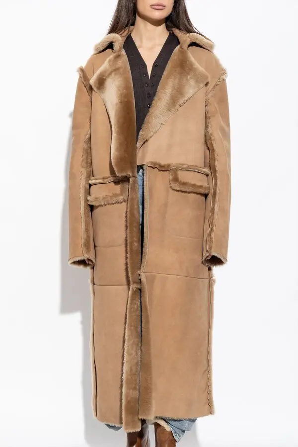 THE MANNEI Long Sheepskin Coat