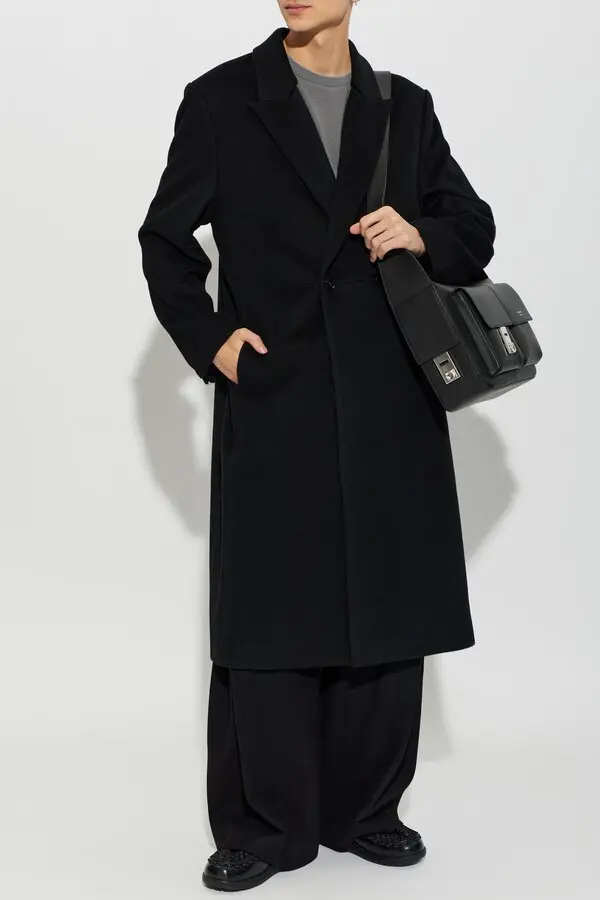 POST ARCHIVE FACTION Wool Coat With A Single Vent