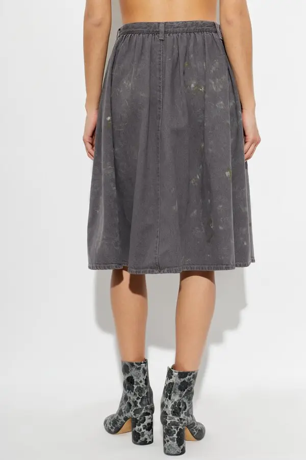 MAISON MARGIELA Denim Skirt With A 'vintage' Effect