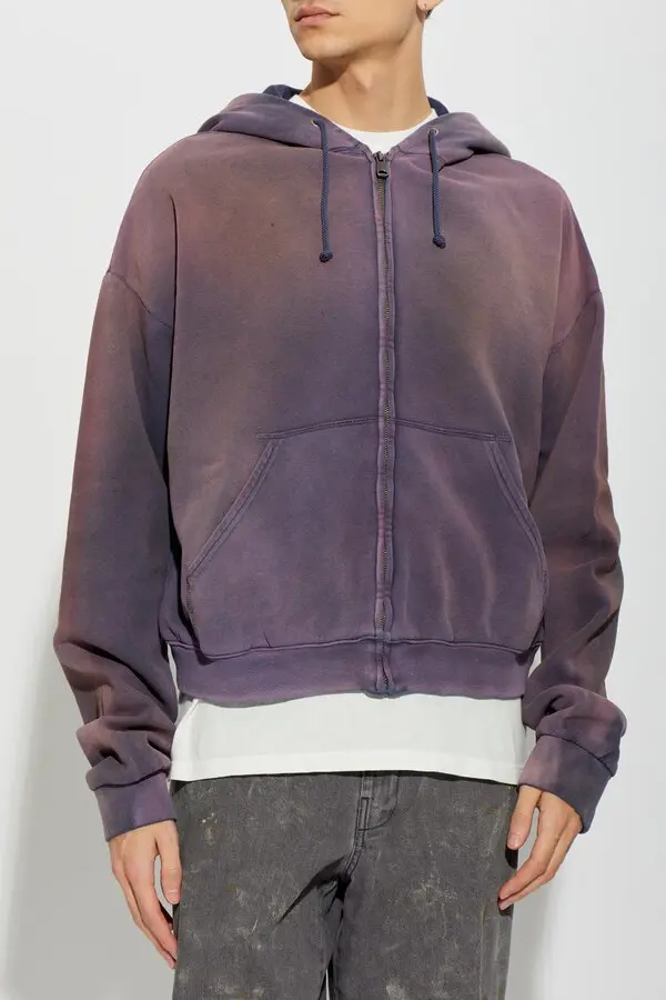 MAISON MARGIELA Zip-up Hooded Sweatshirt