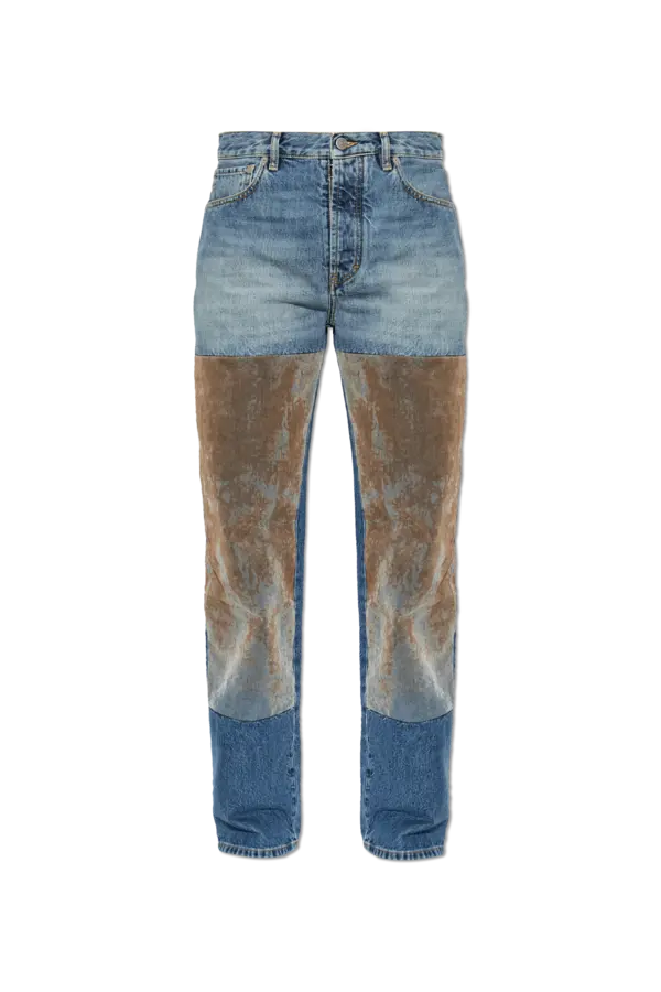 MAISON MARGIELA Vintage’-effect Straight-leg Jeans - Blue