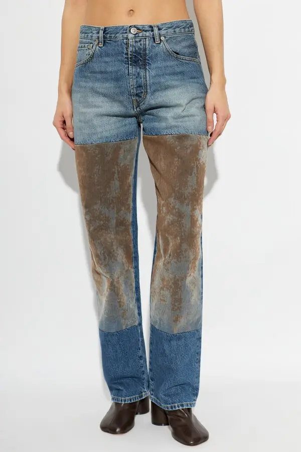 MAISON MARGIELA Vintage’-effect Straight-leg Jeans