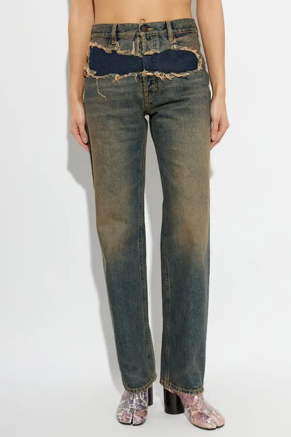MAISON MARGIELA Vintage’-effect Straight-leg Jeans