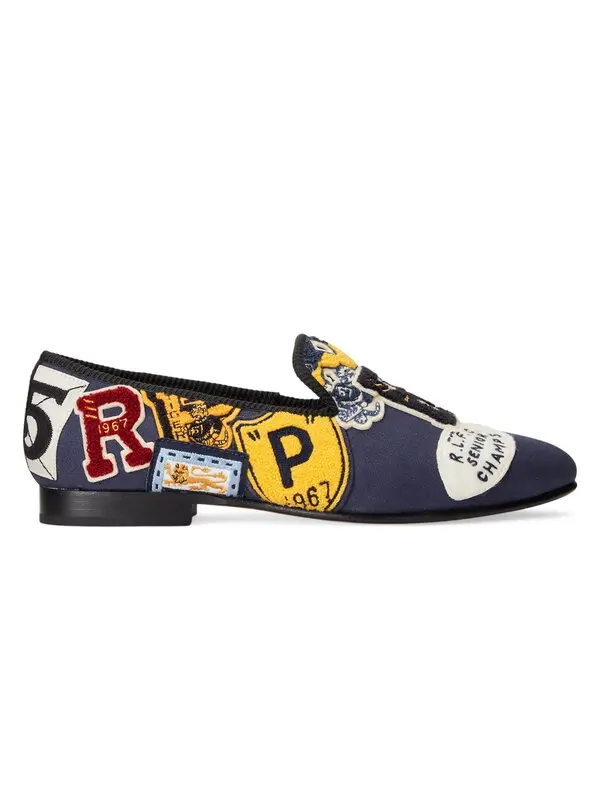 Polo Ralph Lauren Paxton Patches Canvas Slippers