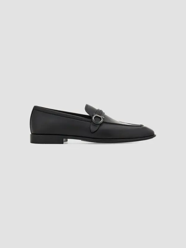 FERRAGAMO Venice Gancini Leather Loafers