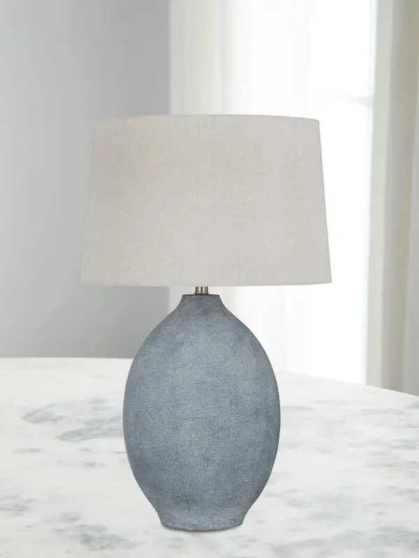BASSETT MIRROR Leith Linen Shade Table Lamp